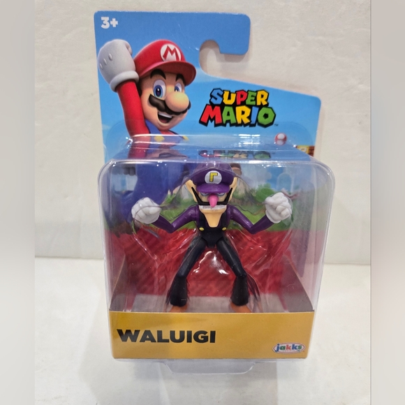 Toys | New Jakks Pacific 42133 World Of Nintendo 25 Super Mario Waluigi ...